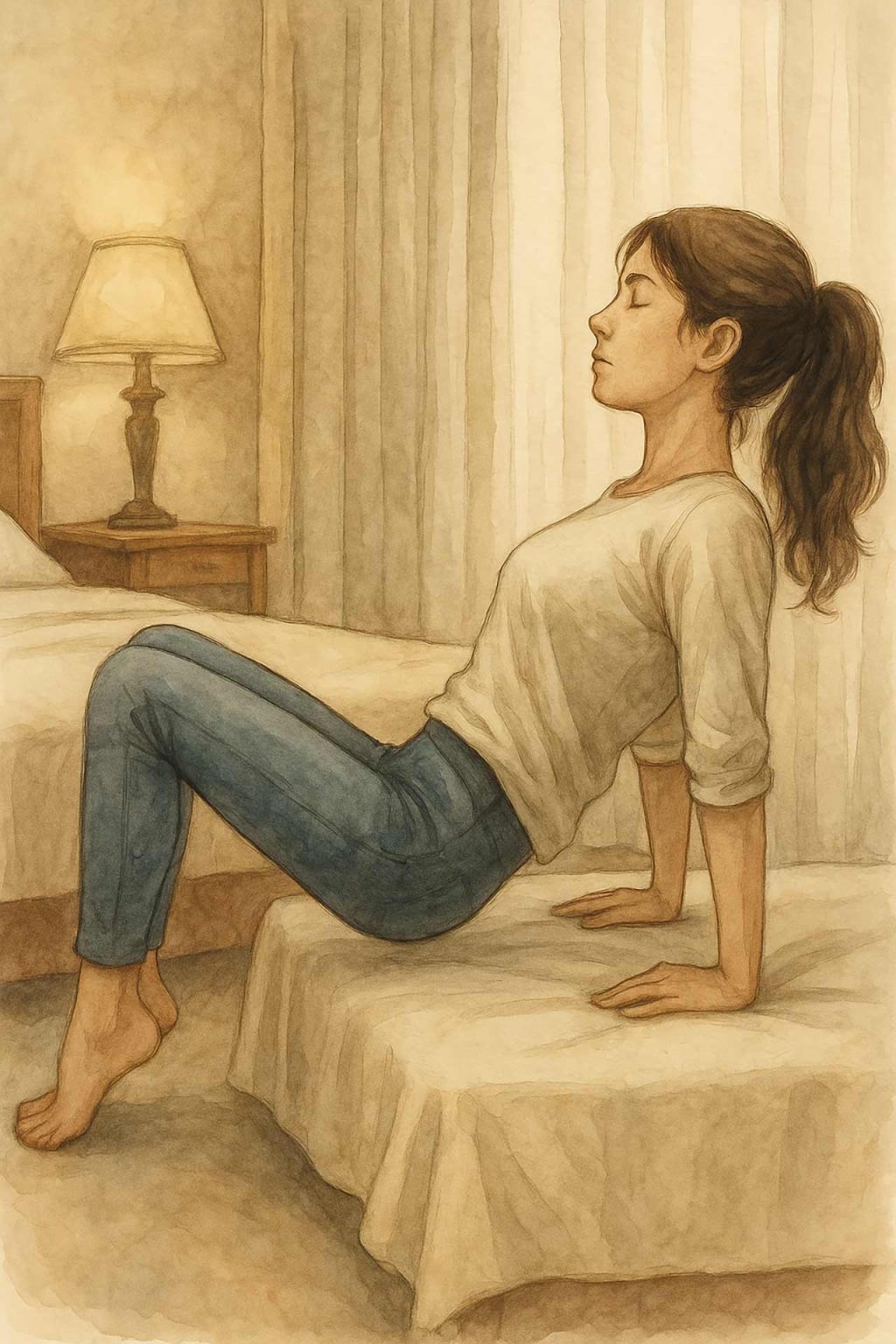 Lazy Girl Hotel Room Workout | LazyGirlTravel.com